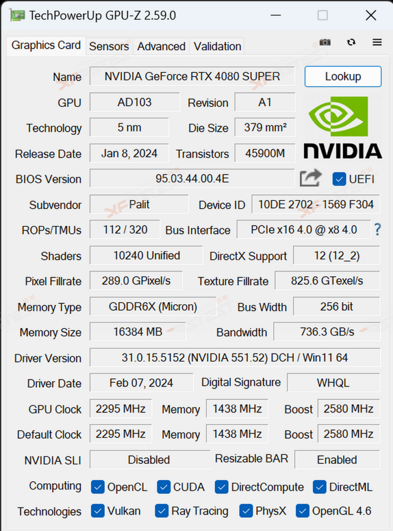 [XF 開箱] Gale Hunter 三風扇 超頻版‧反地心吸力支撐架 Palit GeForce RTX 4080 SUPER ...